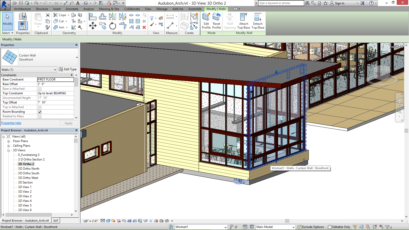 Managing Curtain Walls In Assemble Systems Revit News