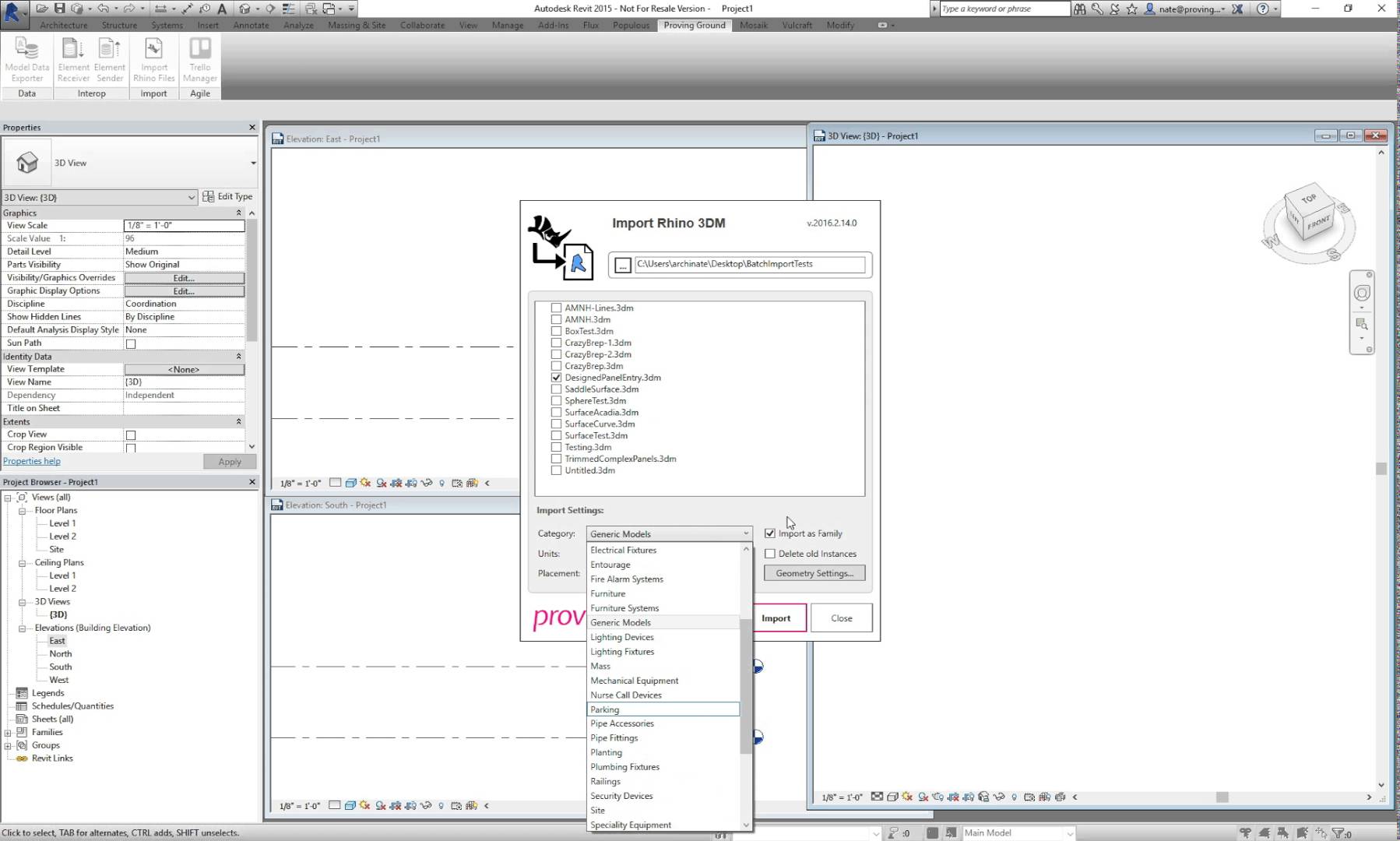 Custom Rhino Importer for Revit 2015 & 2016 - Revit news