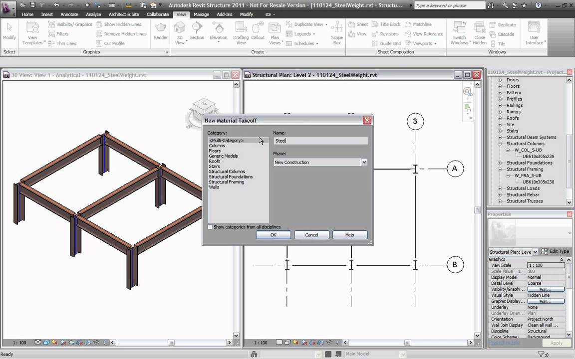 Revit Structure - Steel Weights - Revit news