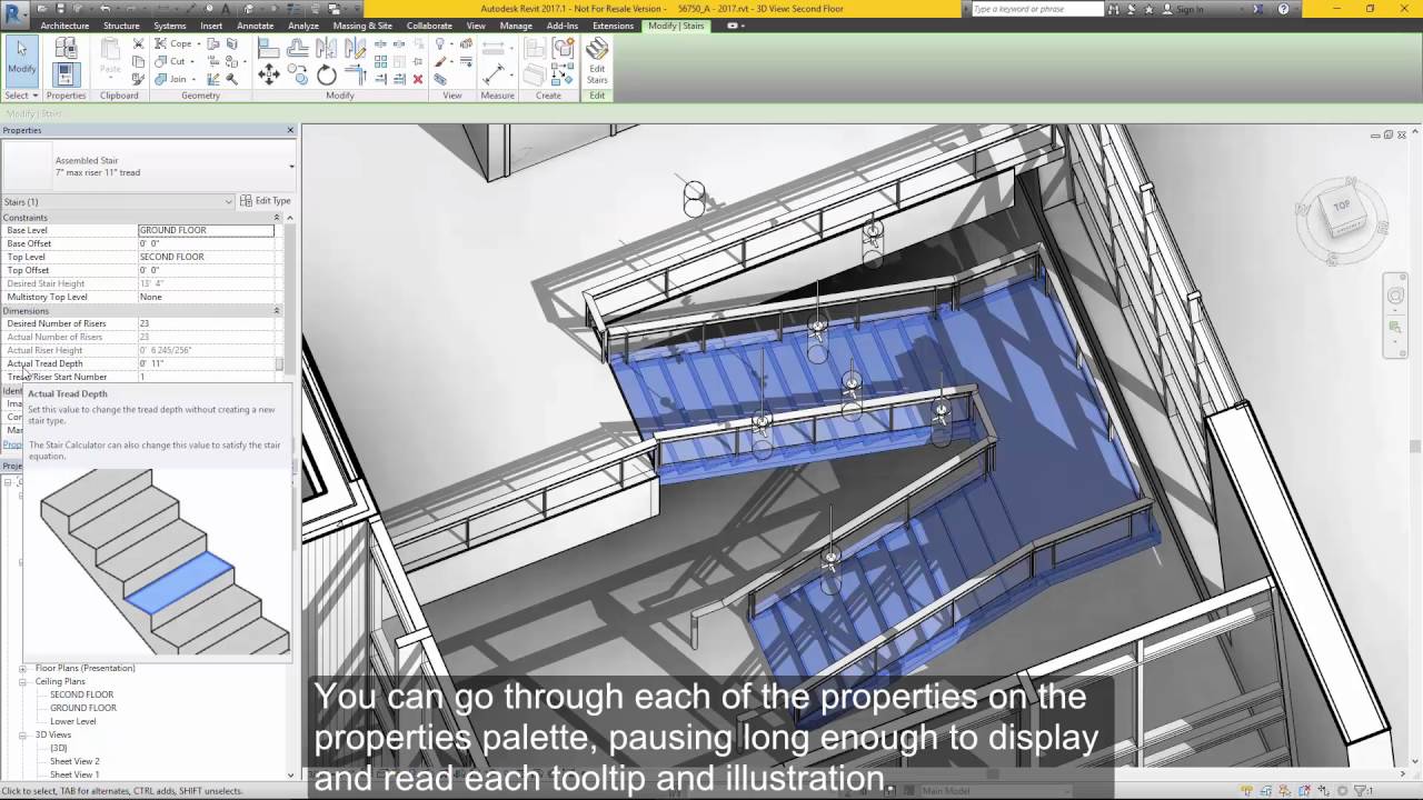 Stair Parameter Tooltips - Revit news