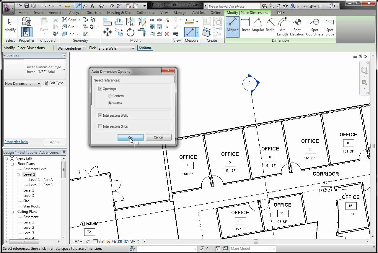 Revit Tutorial - The Revit kid - Auto Dimension - Revit news Revit Tutorial - The Revit kid - Auto Dimension - Revit news