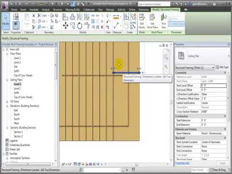 Revit Modeling Roof Framing with Sloping Insulation and Soffits ...