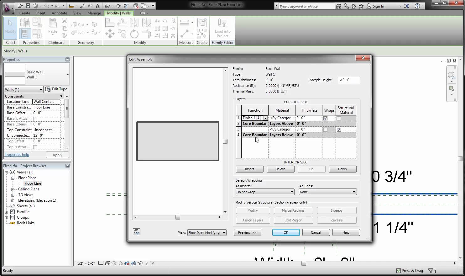 Revit Tutorial - Brick Return to CMU at Windows - The Revit Kid - Revit ... Revit Tutorial - Brick Return to CMU at Windows - The Revit Kid - Revit ...
