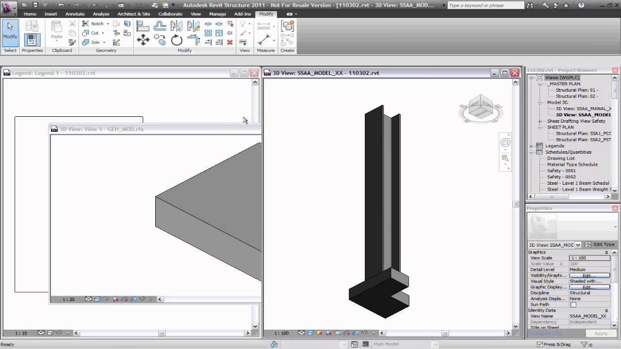 Revit Structure Unlock Legend Component Views Revit News