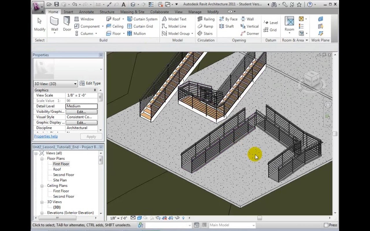 Revit Architecture Tutorials for Beginners 3 - Revit news Revit Architecture Tutorials for Beginners 3 - Revit news