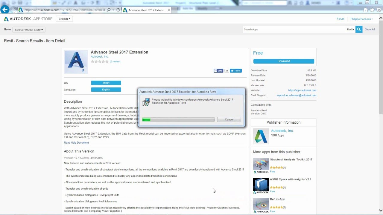 Advance Steel Extension 2017 for Revit 2017 - Revit news