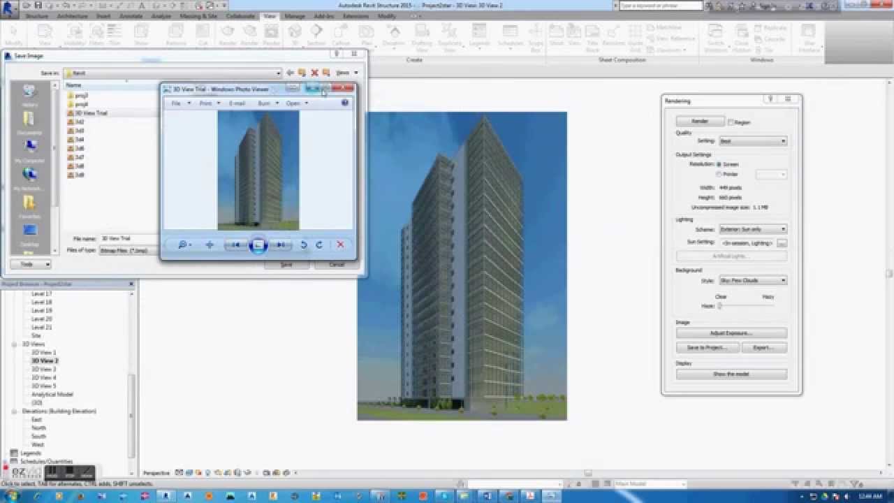 Better Rendering way in Revit Structure-Part-1 - Revit news