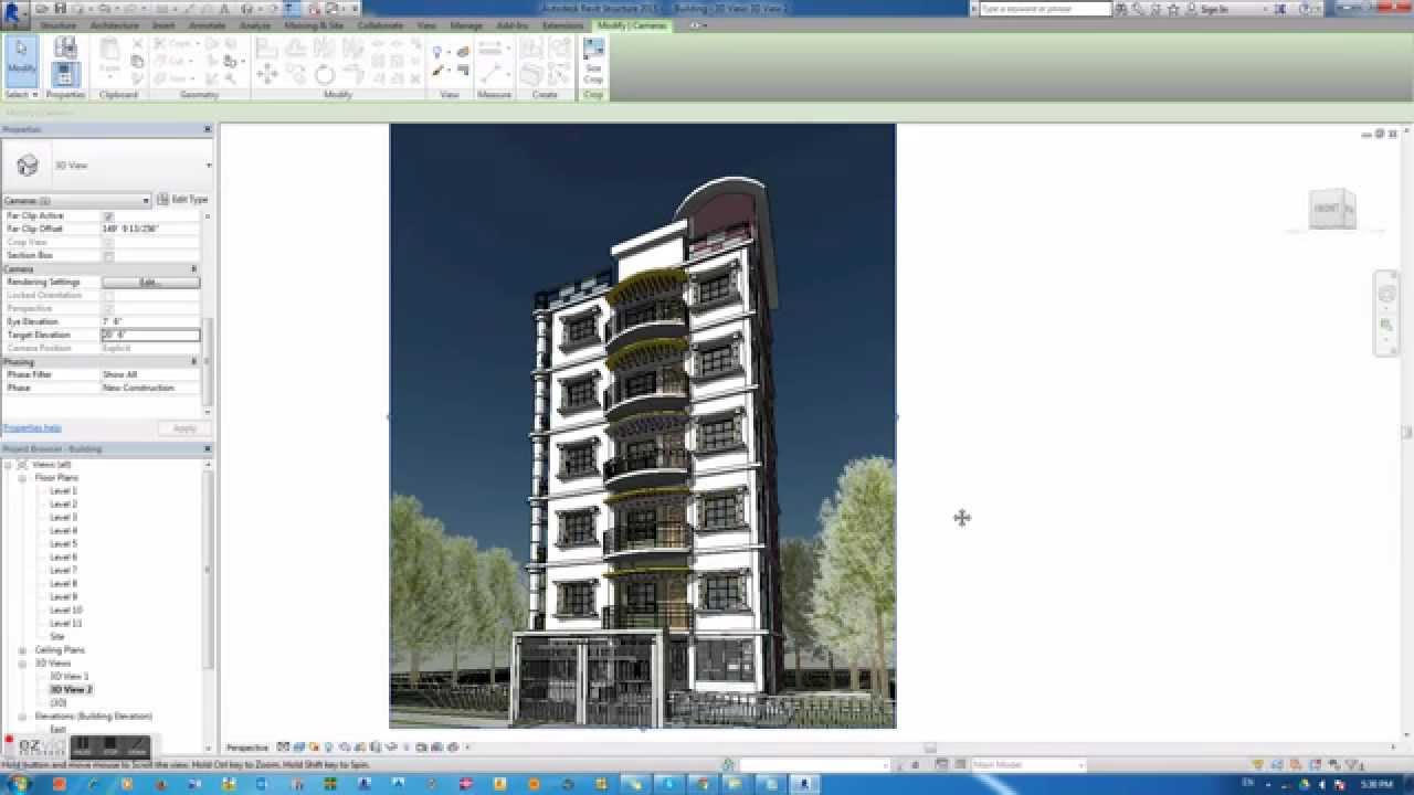 Rendering a 3d Residential Model in Revit Structure - Revit news