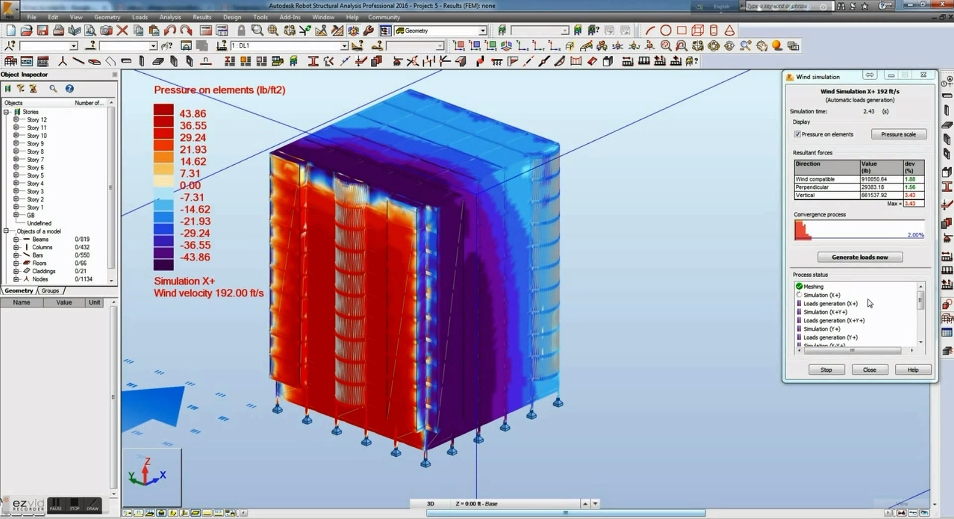 9 Autodesk Robot Structural Analysis Wind Load Simulation Revit News 9 Autodesk Robot Structural Analysis Wind Load Simulation Revit News