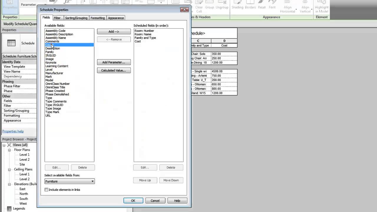 Autodesk Revit: Calculate Totals in a Schedule - Revit news Autodesk Revit: Calculate Totals in a Schedule - Revit news