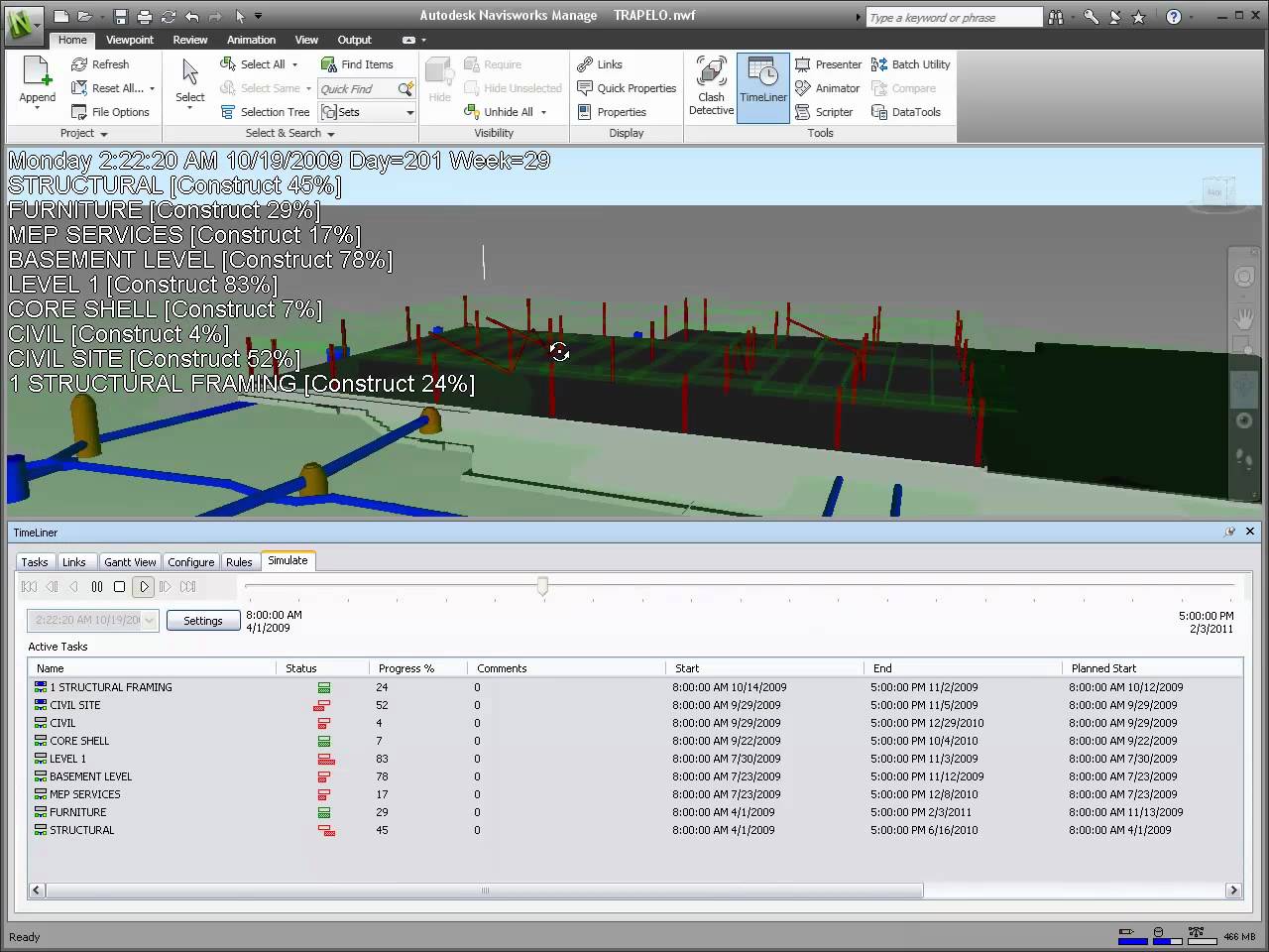 Navisworks Timeliner 4d Simulation Revit News