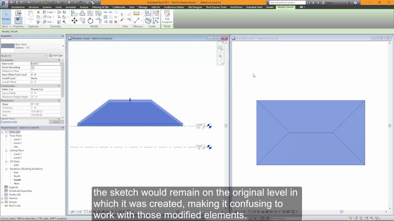 Sketch on Level - Revit news