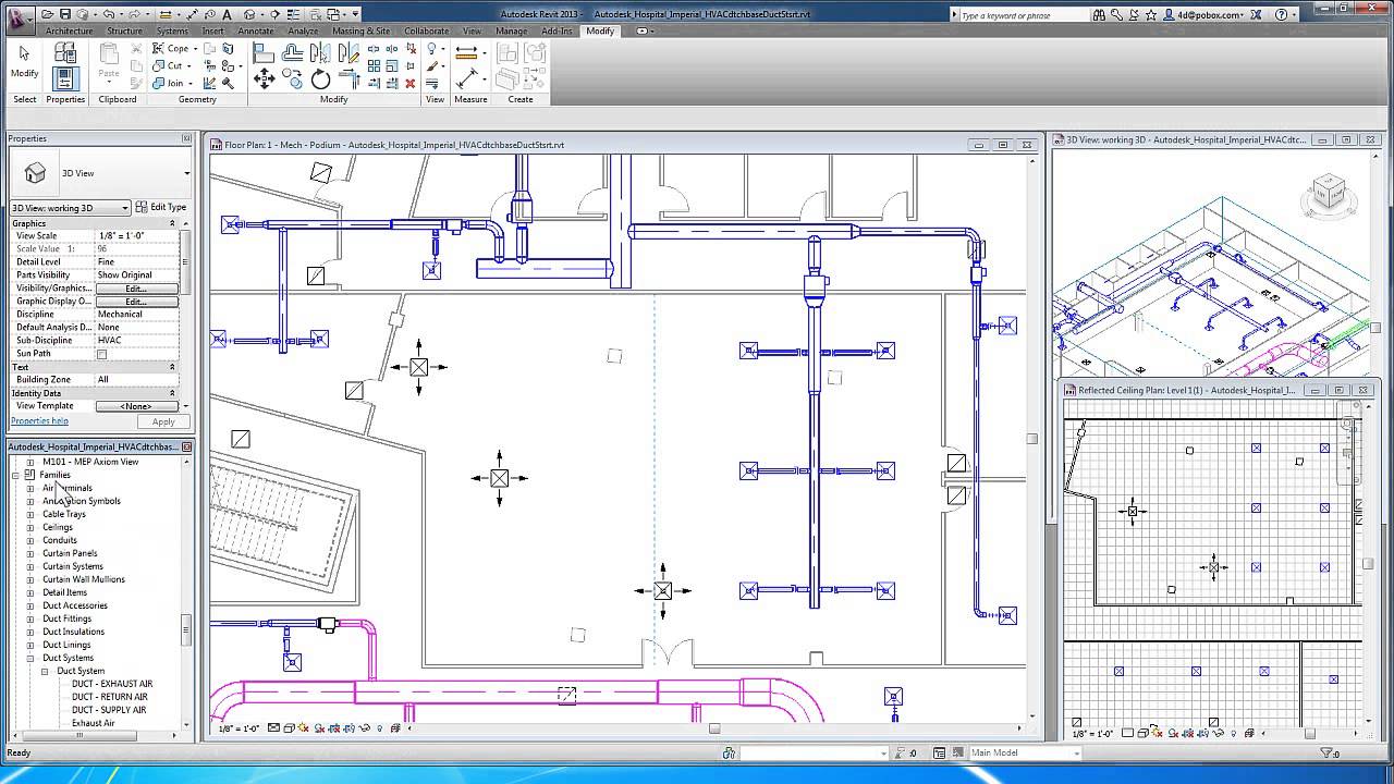 Revit For Mep Duct Systems Adding Equipment And Terminals Revit News