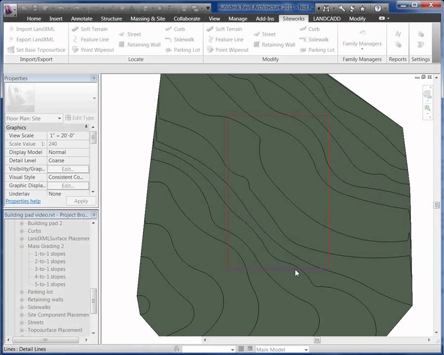 Site Preparation Mass Grade - Siteworks for Revit - Revit news