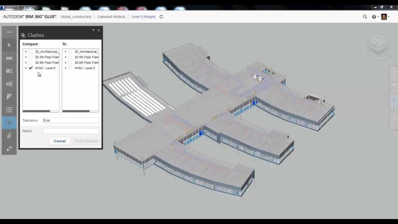 Autodesk BIM 360 Glue - Clash at a Glance - Revit news