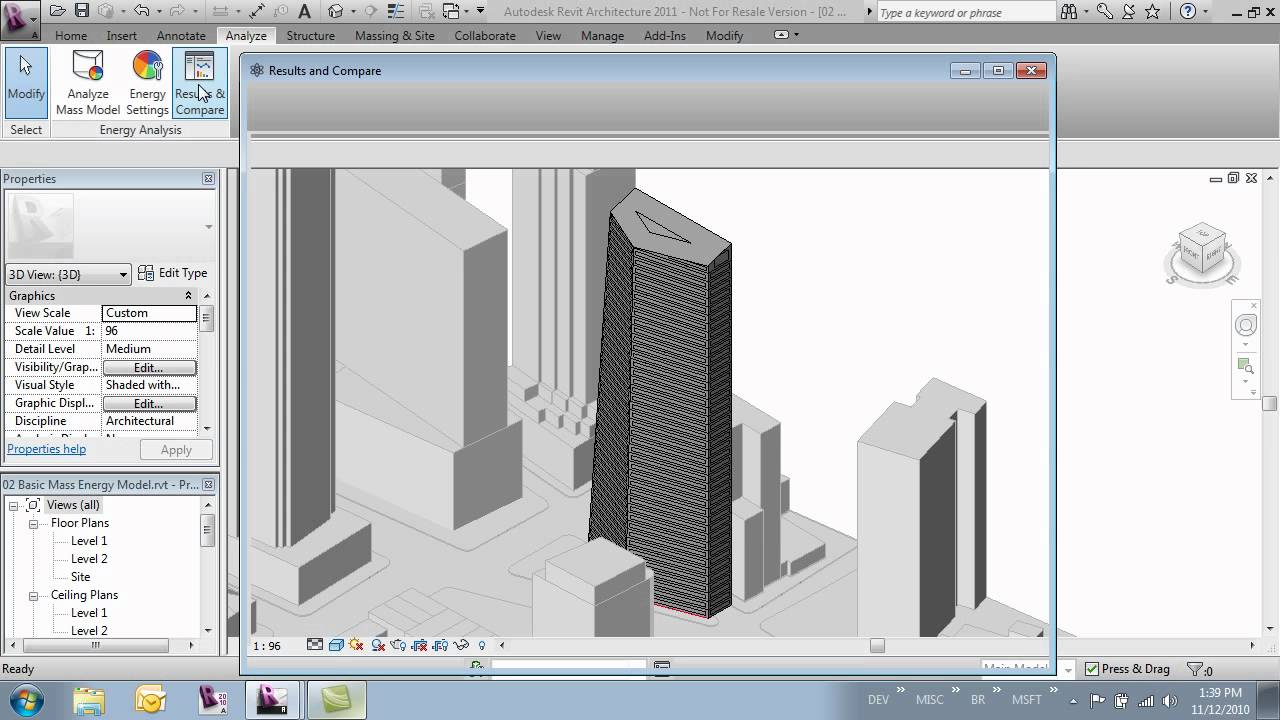 Conducting a Conceptual Energy Analysis in Autodesk Revit Architecture ...