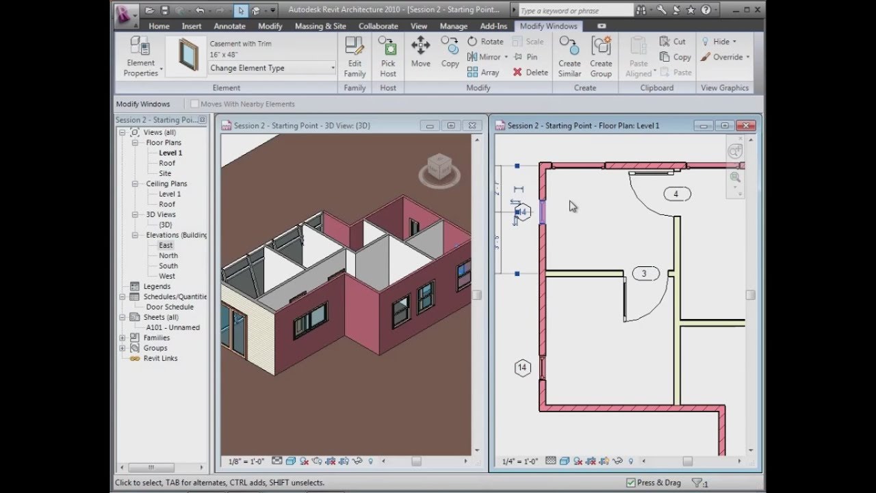 Revit House Design Tutorial - 1 | Revit Simple House Modeling Tutorial ... Revit House Design Tutorial - 1 | Revit Simple House Modeling Tutorial ...