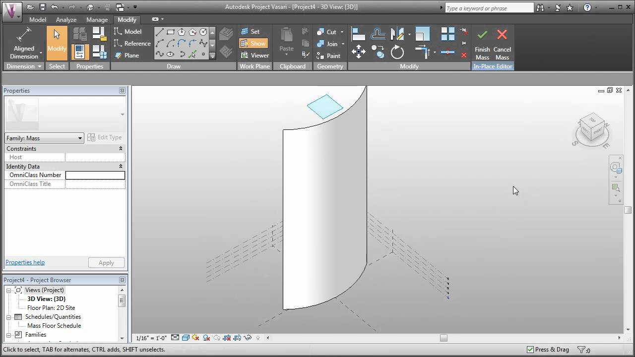 Vasari Advanced Skills - Divided Surface - Revit news