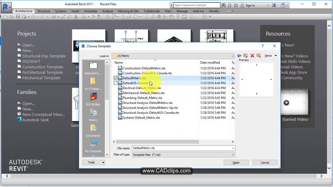 REVIT 2017 ARCH 01 INTRO AND PROJECT TEMPLATE - Revit news