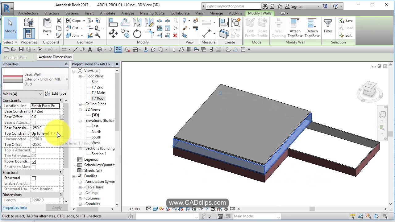REVIT 2017 ARCH 10 MAIN BLDG TAPERED ROOF - Revit news