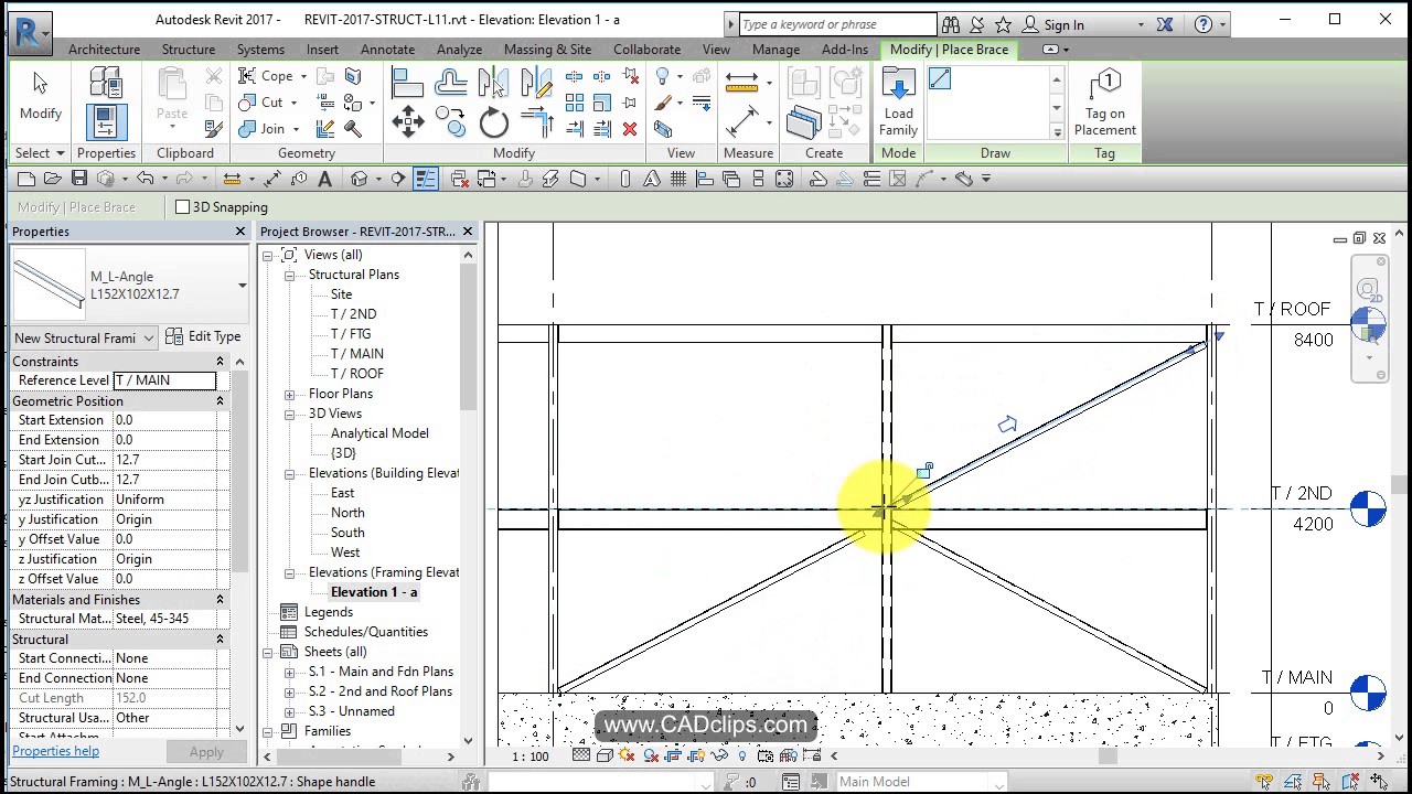 REVIT STRUCTURAL PROJECT 12 ELEVATIONS SHEET BRACING - Revit news