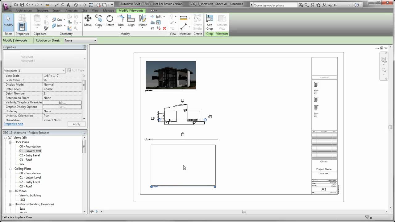 Revit LT Getting Started Creating Sheets Revit News