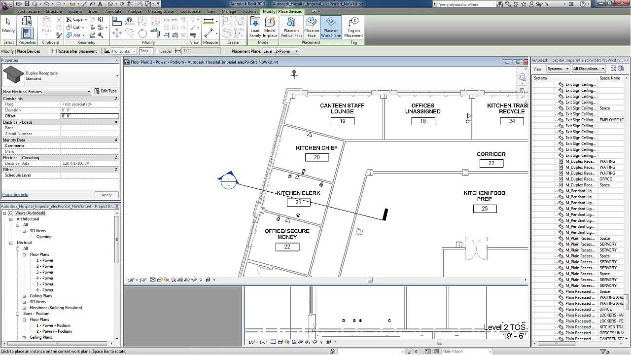 Revit for MEP - Electrical Power Systems - Receptacles - Revit news