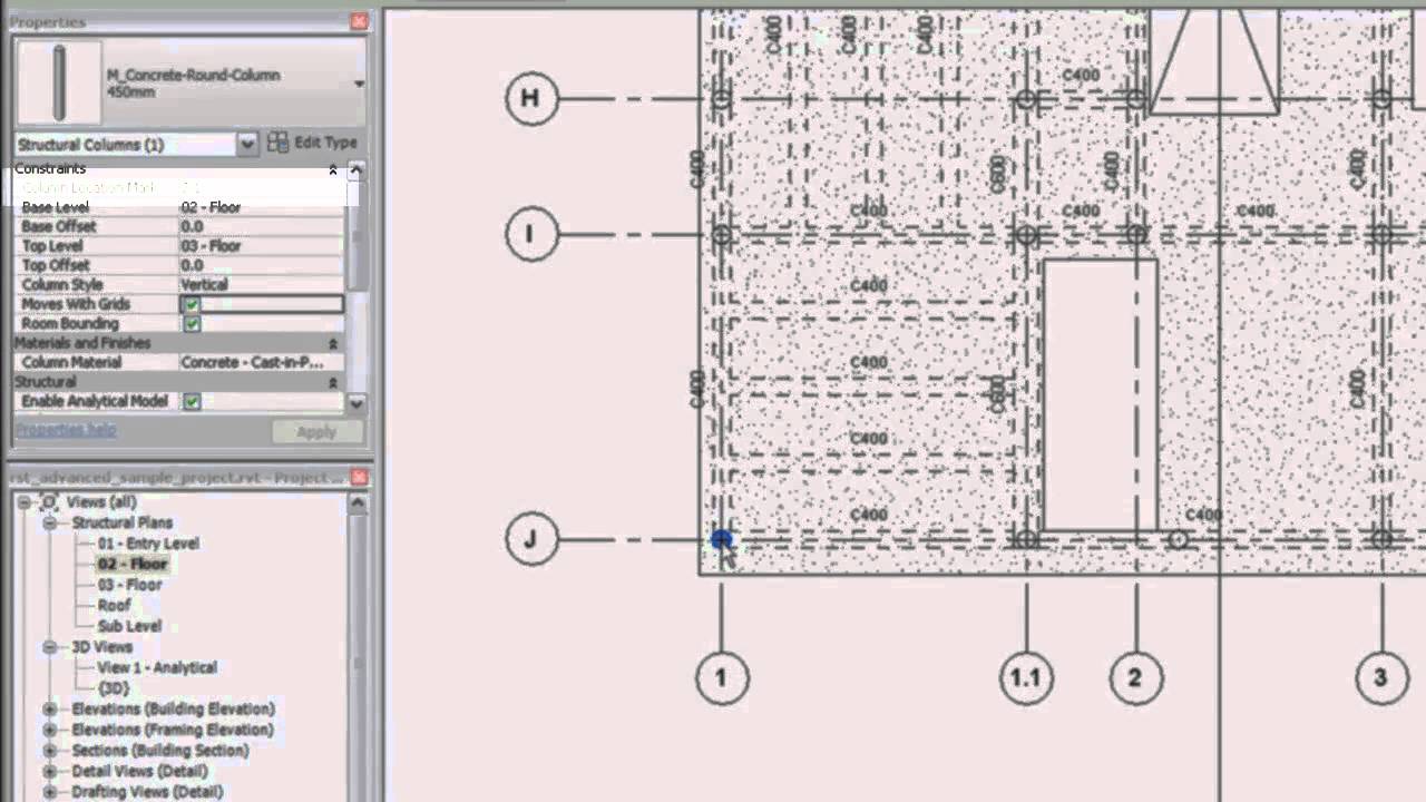 Autodesk Revit Structure: Creating Graphical Column Schedules - Revit news