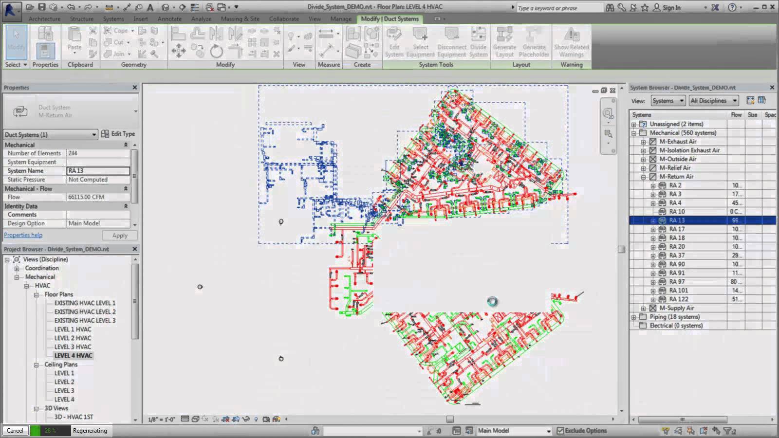 Autodesk Revit: Dividing MEP Systems - Revit news