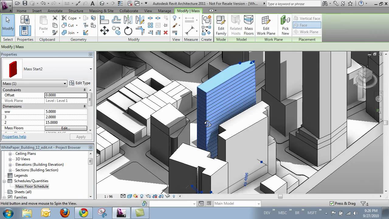 Introduction to Masses in Autodesk Revit Architecture - Revit news