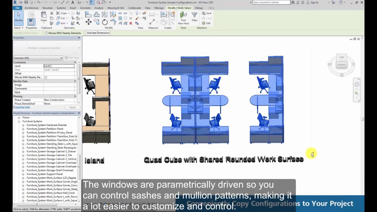 Revit 2018.1 New Feature - Content for Architects - Revit news