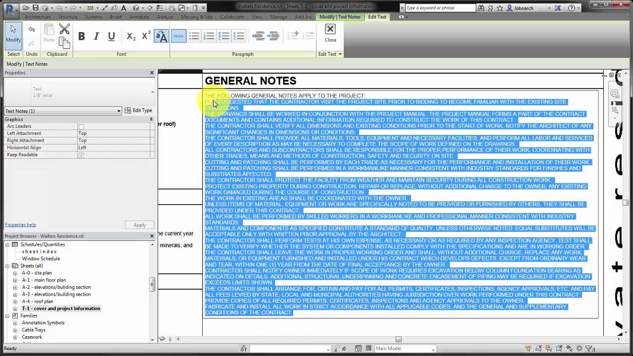 Revit 2017 Text Enhancements - Revit news