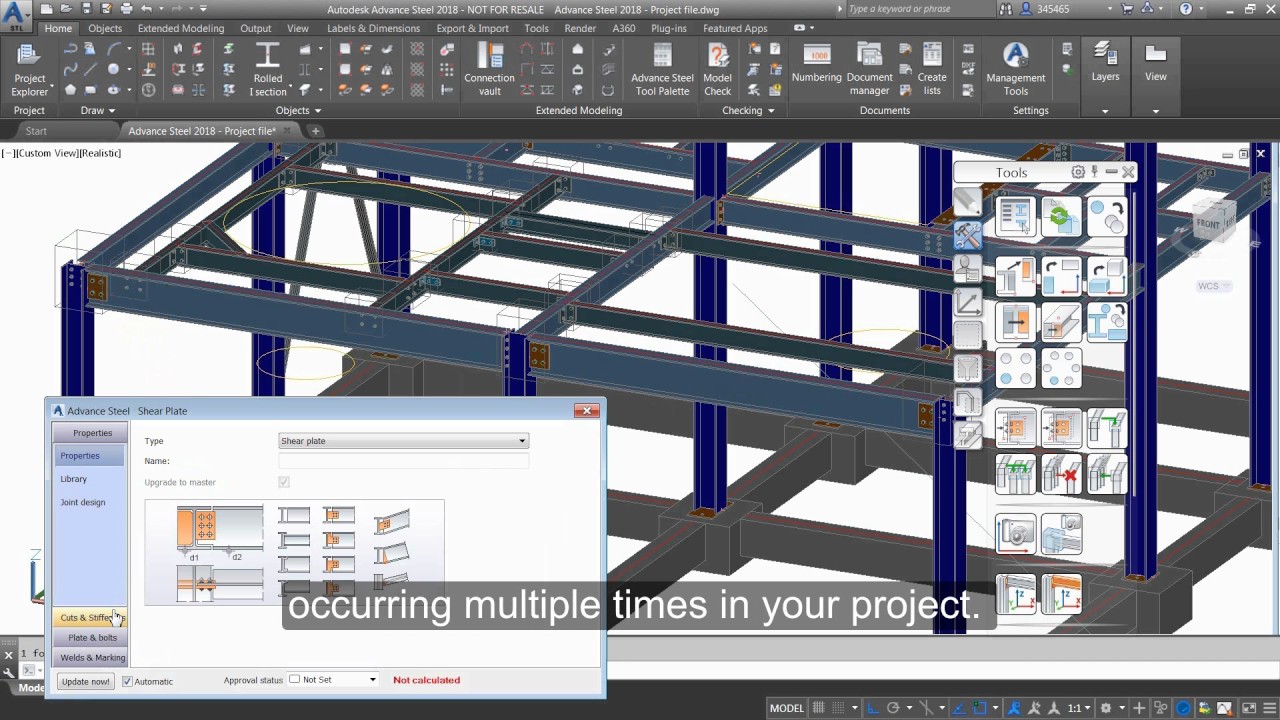 Getting Started with Advance Steel: Part 8 - Creating a group of ...