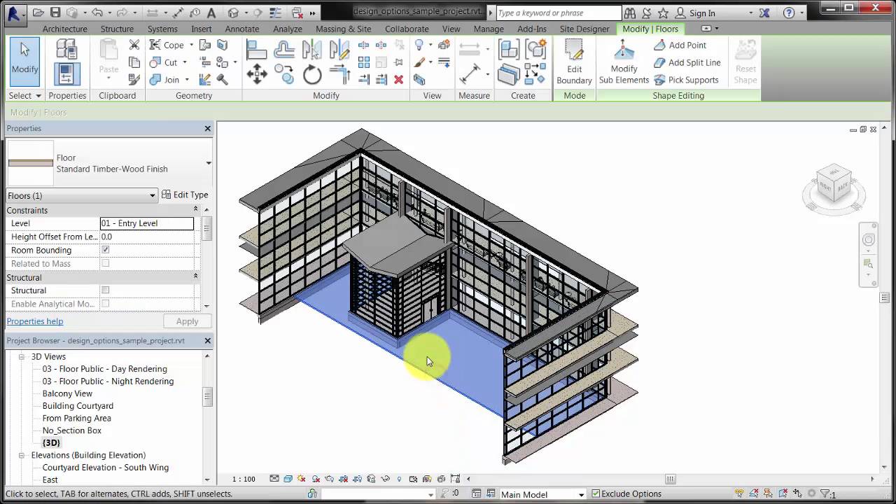 Setup Design Options Revit News