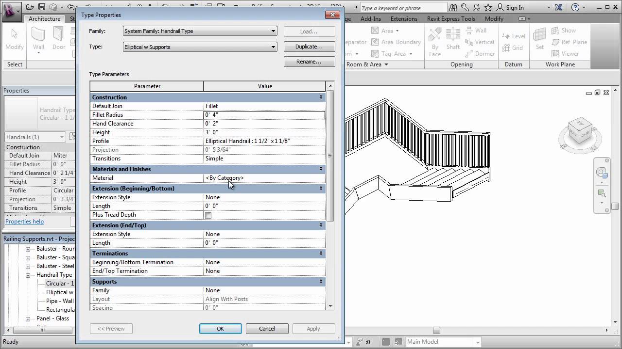 Railing Supports - Revit news