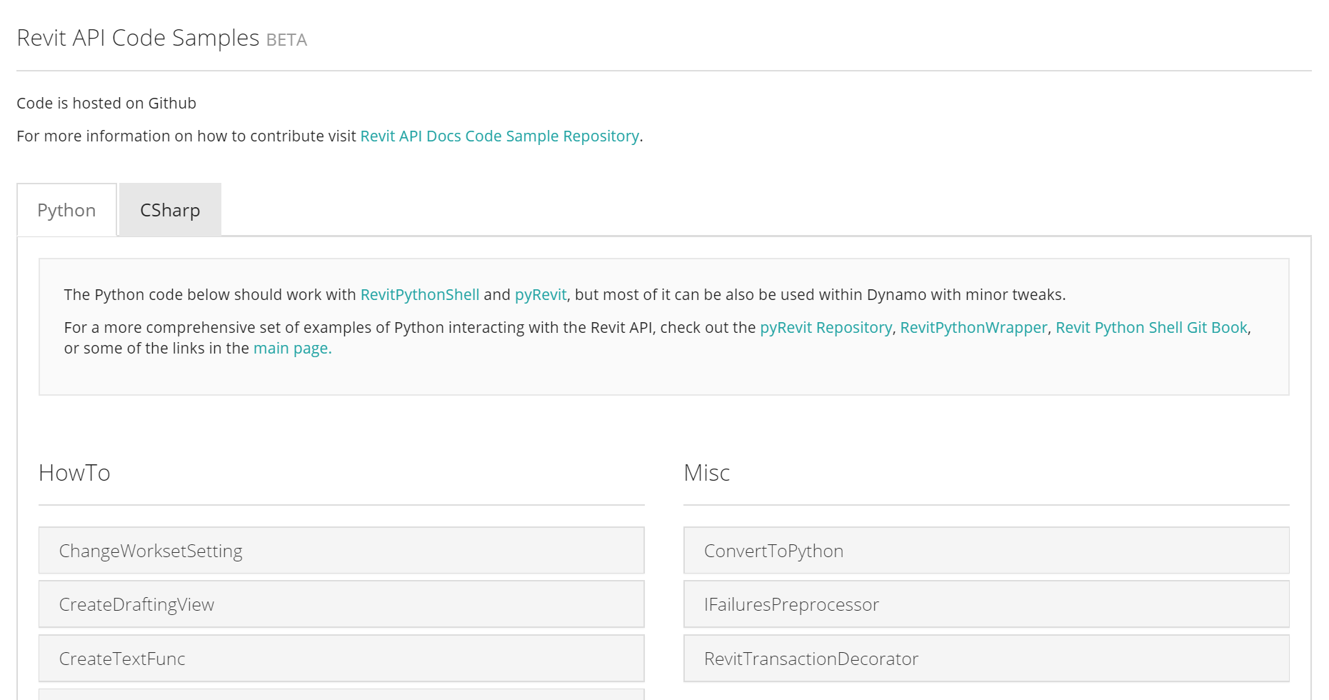 Revit API Docs Code Sample – Revit news Revit API Docs Code Sample – Revit news