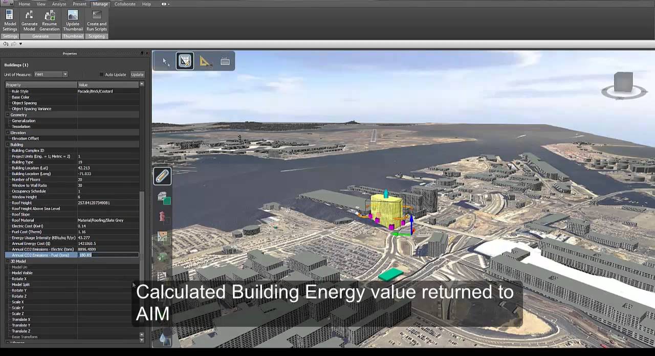 Autodesk Infrastructure Modeler with Green Building Studio - Revit news