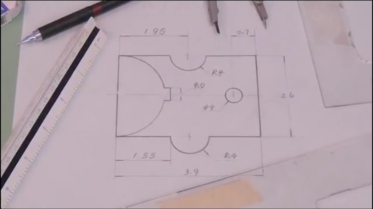Engineering Drawing Tutorials for Beginners - 2 | Top View in ... Engineering Drawing Tutorials for Beginners - 2 | Top View in ...
