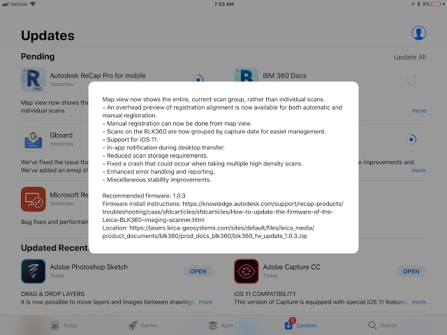 Autodesk ReCap Pro for Mobile and BLK360 Firmware Update 09/25/2017 ...