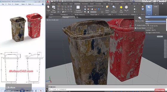 How to create a 3D trash can model in AutoCAD – Revit news
