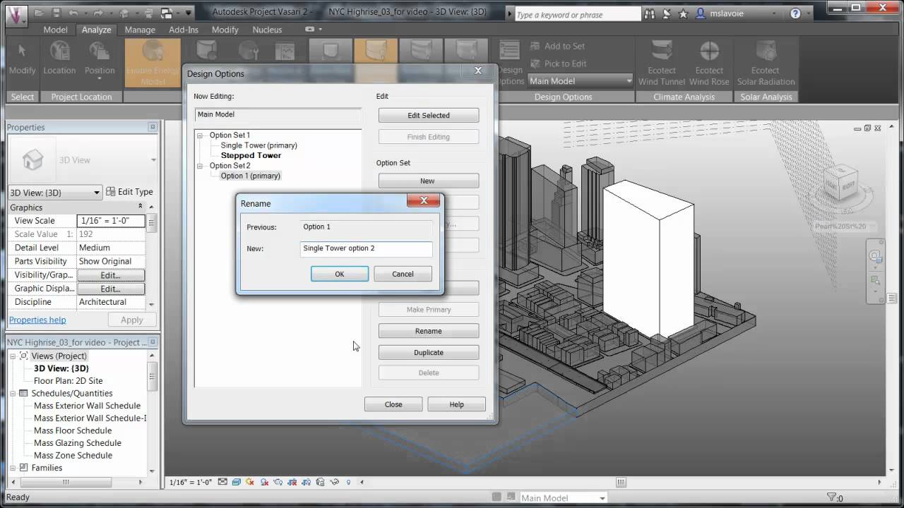 Part 6: Exploring Design Options - Revit news