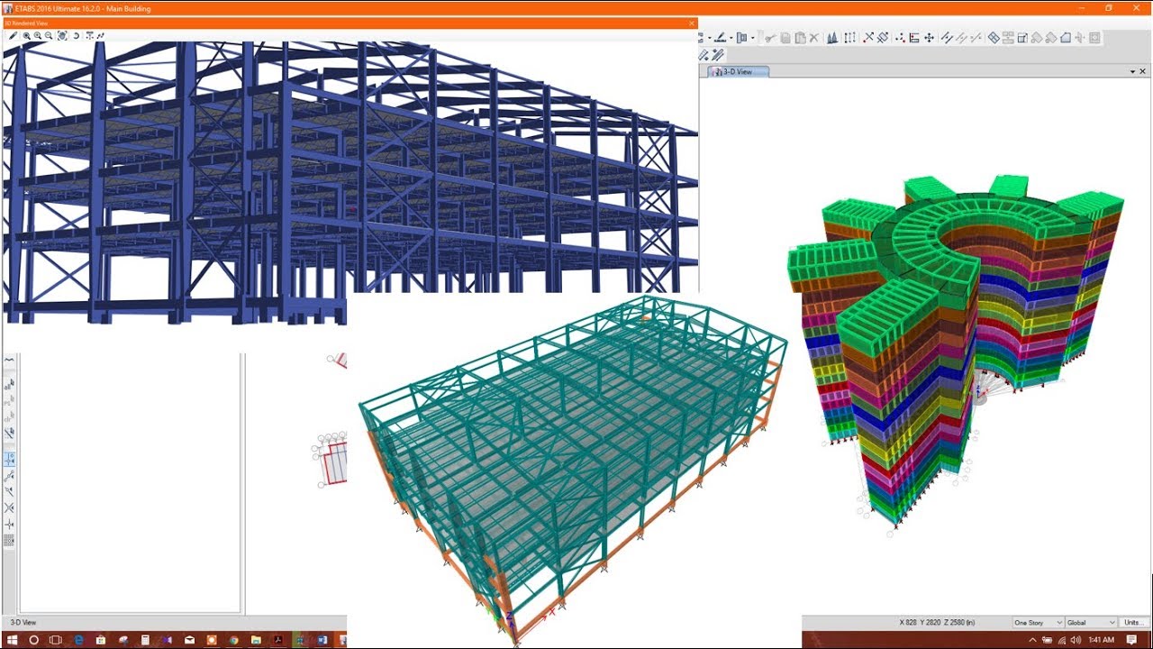 REMARKABLE PROJECTS DONE IN ETABS BY MYSELF - Revit news
