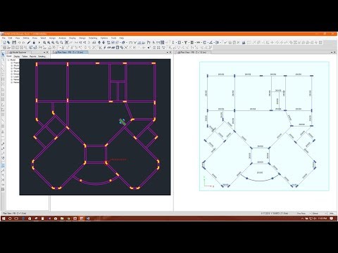 Simple Time Saving Modeling in Etabs by Importing Autocad Plan - Revit news