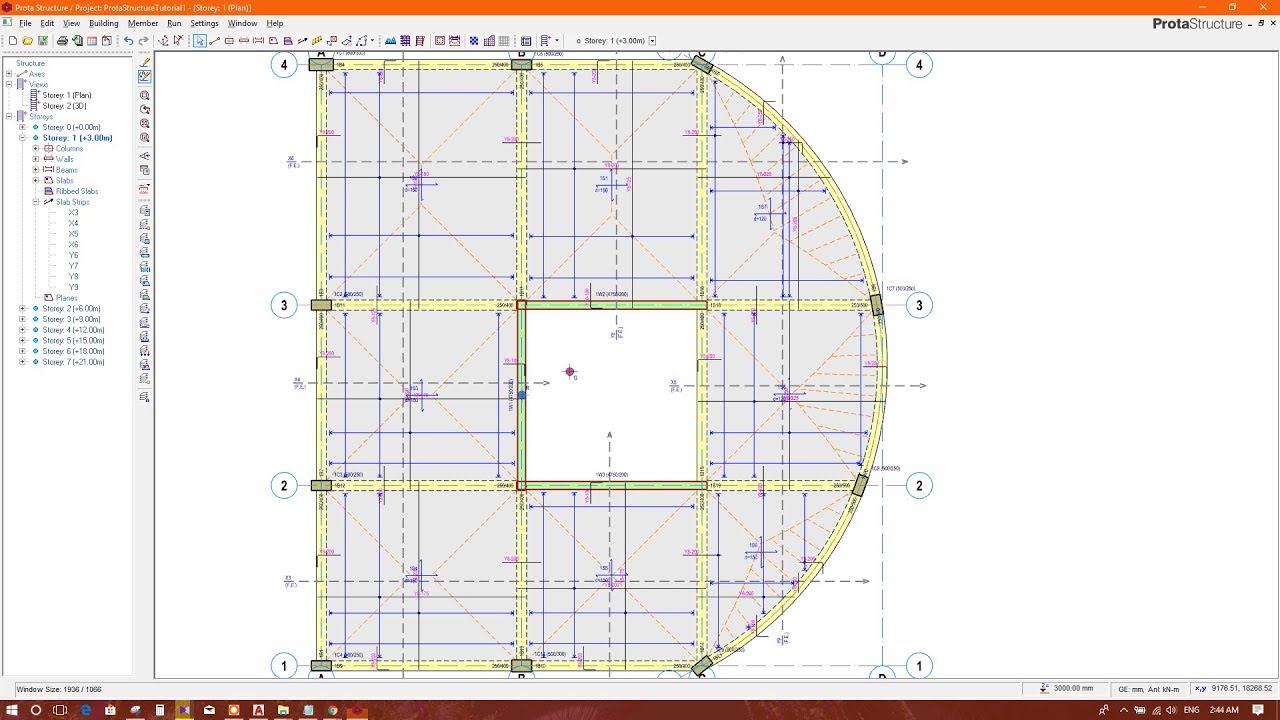 SLAB DESIGN IN PROTA STRUCTURE - Revit news