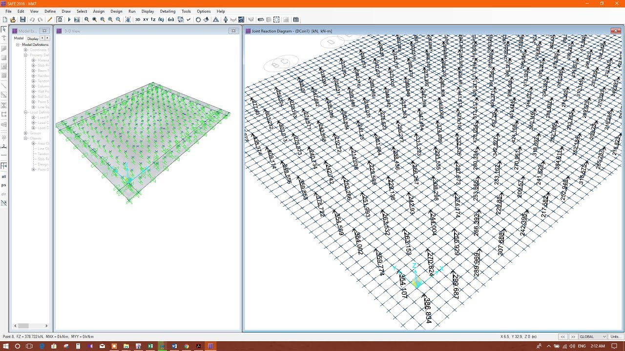 8.DESIGN MAT ON PILE FOUNDATION IN SAFE-MAT/RAFT DESIGN COURSE - Revit news