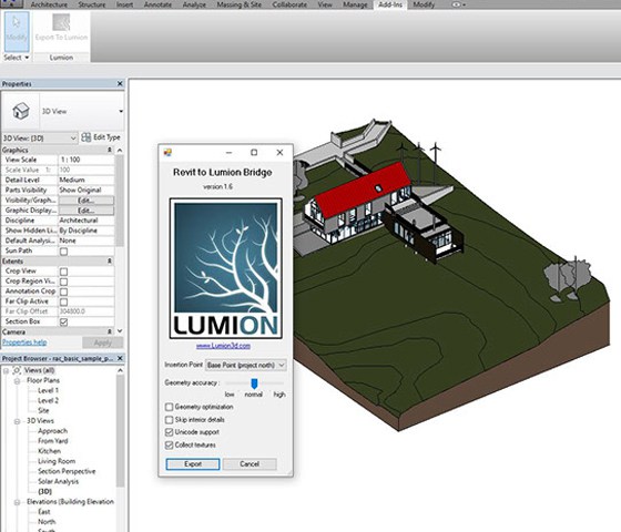 Bring your Revit model into Lumion with Revit exporters add-on – Revit news Bring your Revit model into Lumion with Revit exporters add-on – Revit news