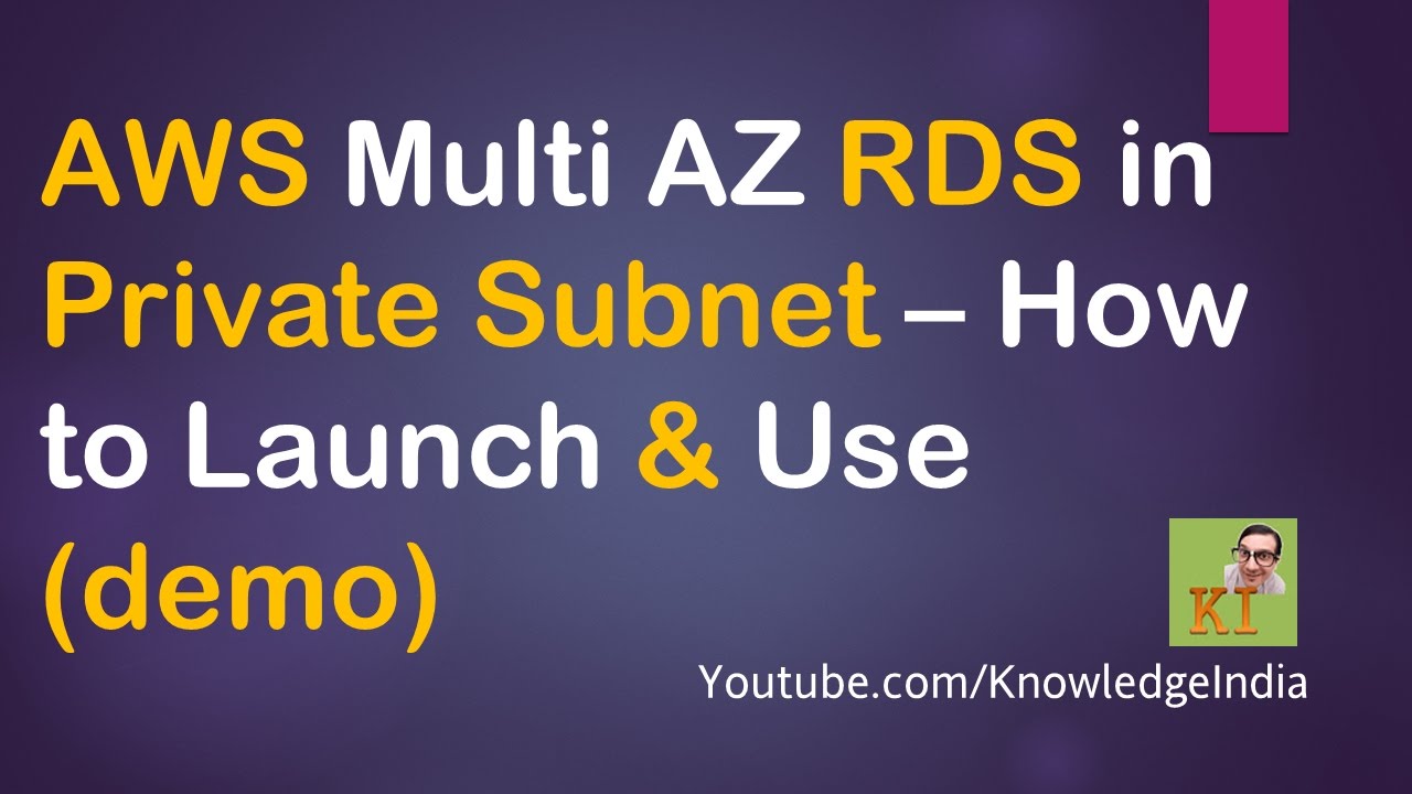 Aws Multi Az Rds Mysql In Private Subnet Launch And Connect Demo Revit News