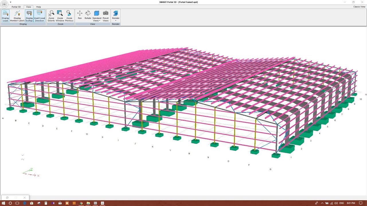 TIME SAVING PORTAL 3D FRAME ANALYSIS & DESIGN IN CADS SYSTEM - Revit news