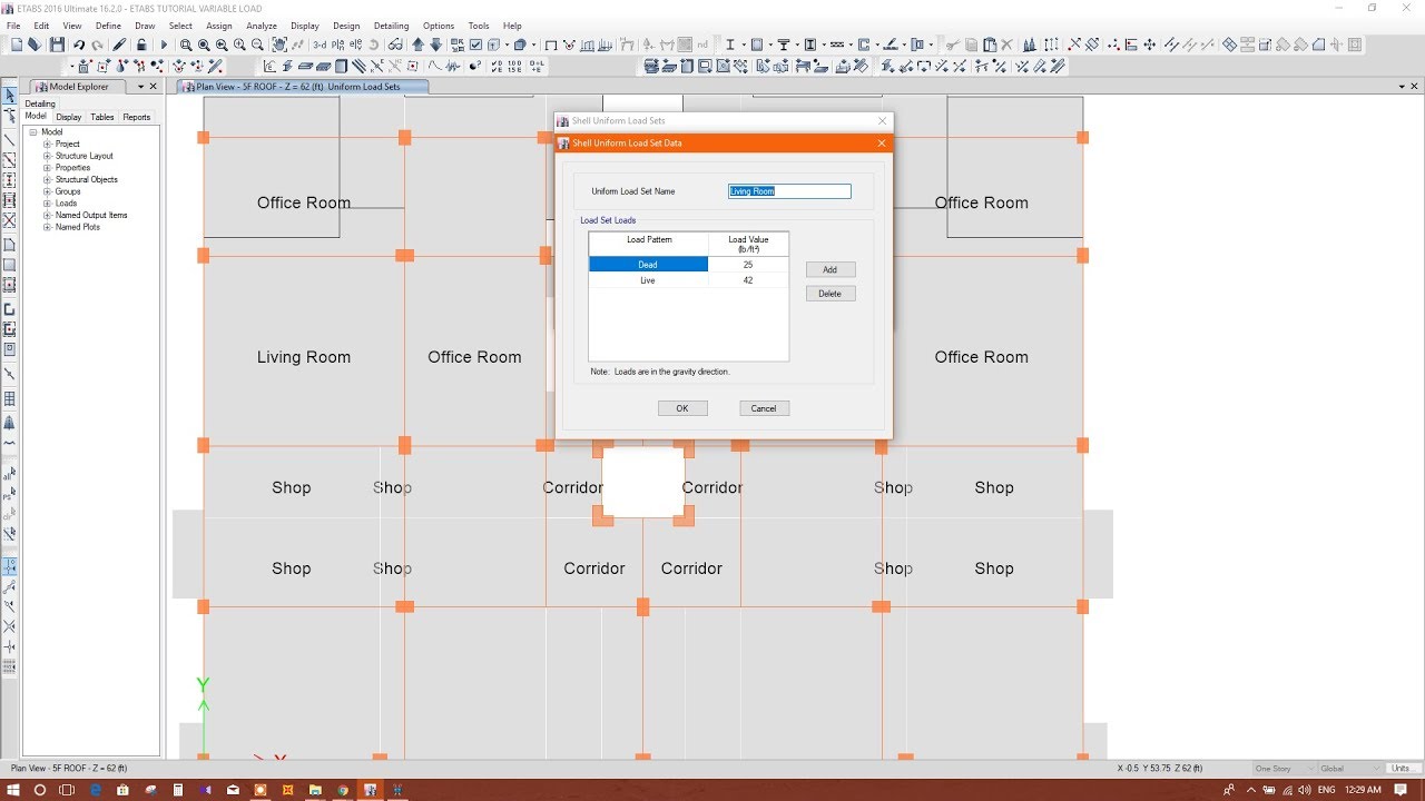 LOAD SET IN ETABS - Revit news