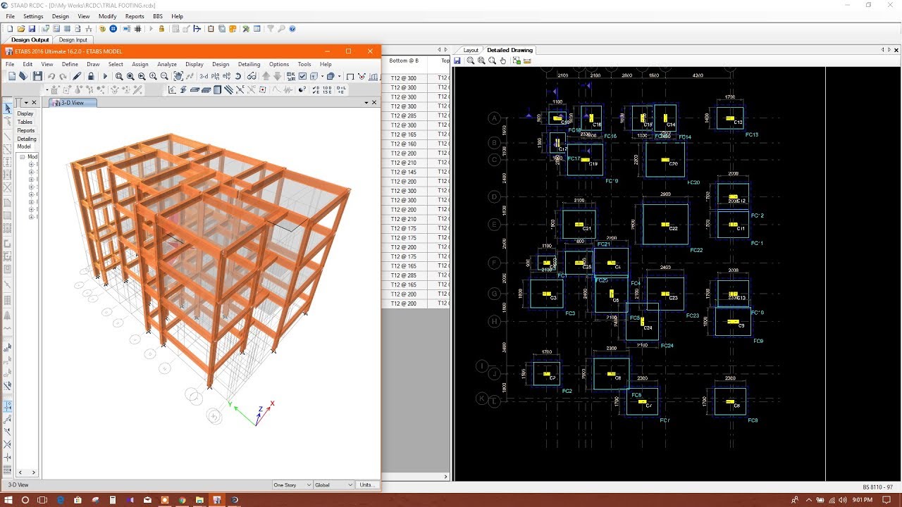 ETABS TO RCDC COLUMN-FOOTING DESIGN AND DETAILING-PART2 - Revit news ETABS TO RCDC COLUMN-FOOTING DESIGN AND DETAILING-PART2 - Revit news